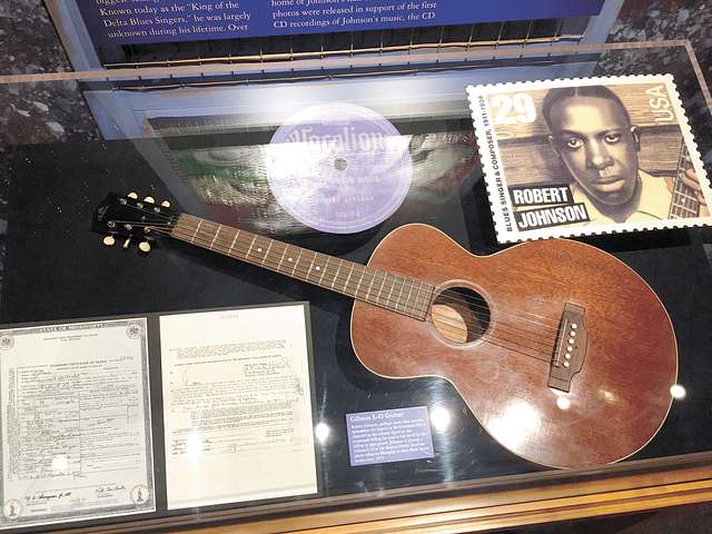 blues-legend-robert-johnsons-guitar-and-display-at-9ed9ba | The ...